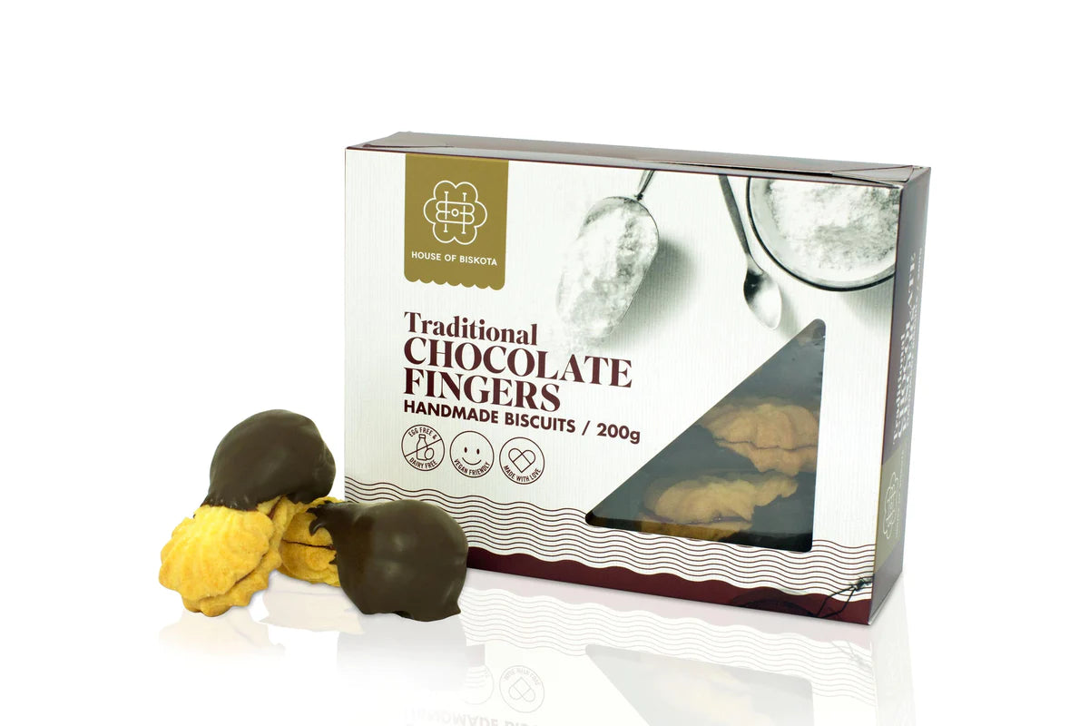 House of Biskota - Chocolate Fingers 200g – Kind To Earth
